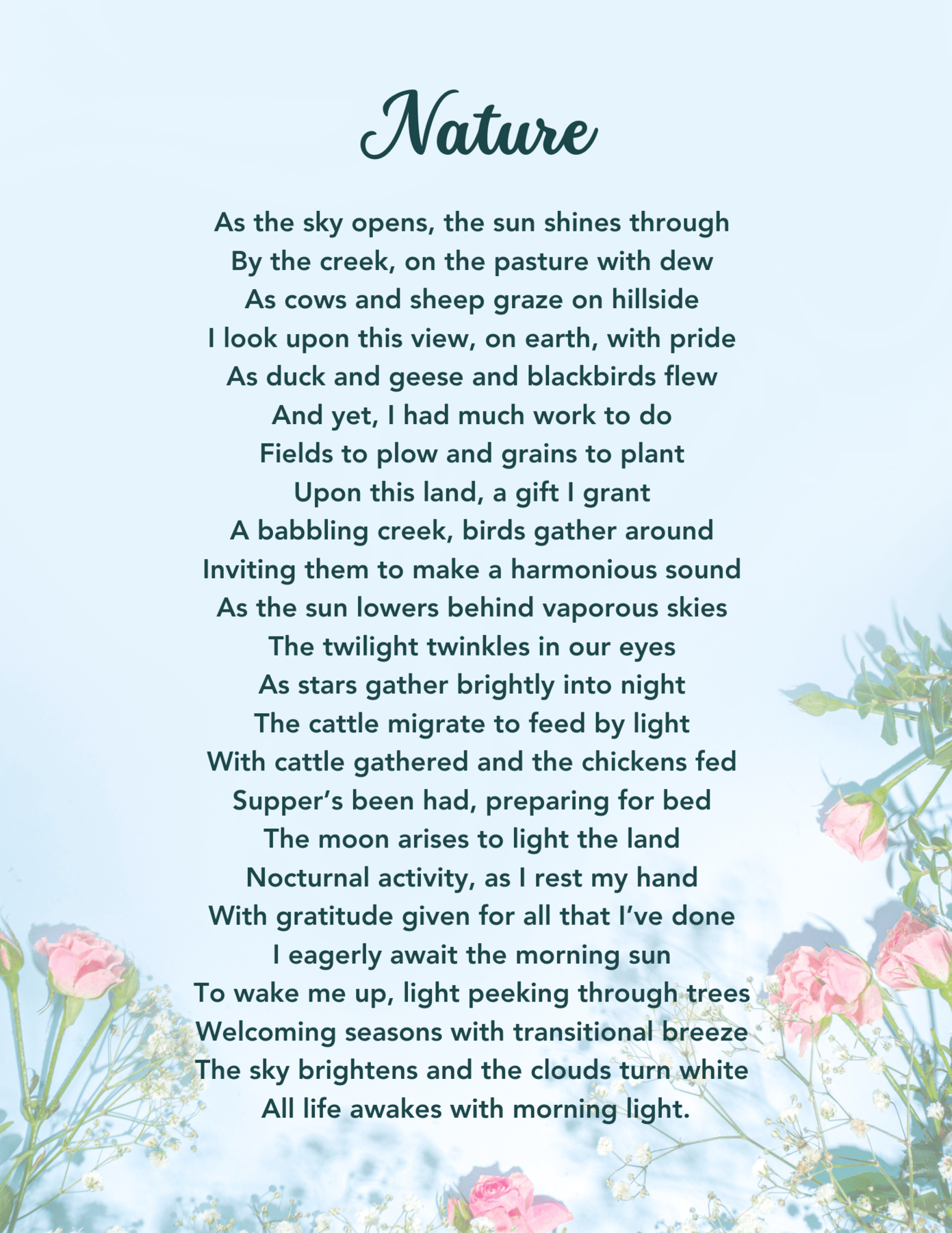 Inspiring Poems from Memory Care Clients | PNI